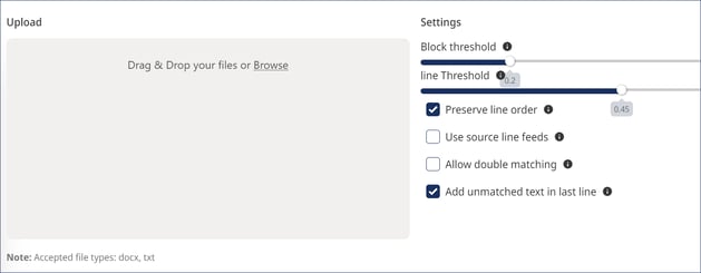 Import existing Transcriptions with Text-Image Matching